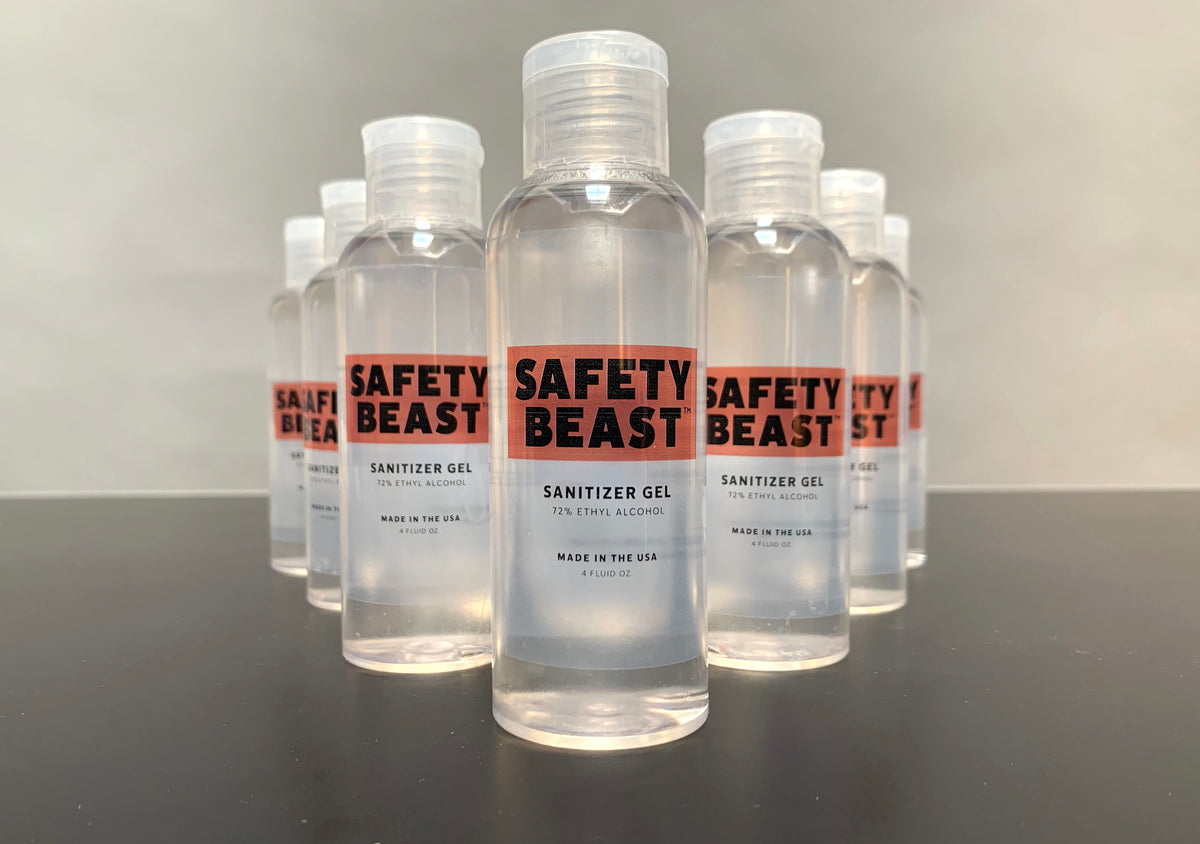 Sanitizer Gel 4 oz bottle - 10 Pack – SAFETYBEAST